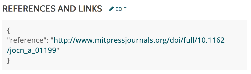 References and Links produces incorrect formatting · Issue #518 · OpenNeuroOrg/openneuro · GitHub