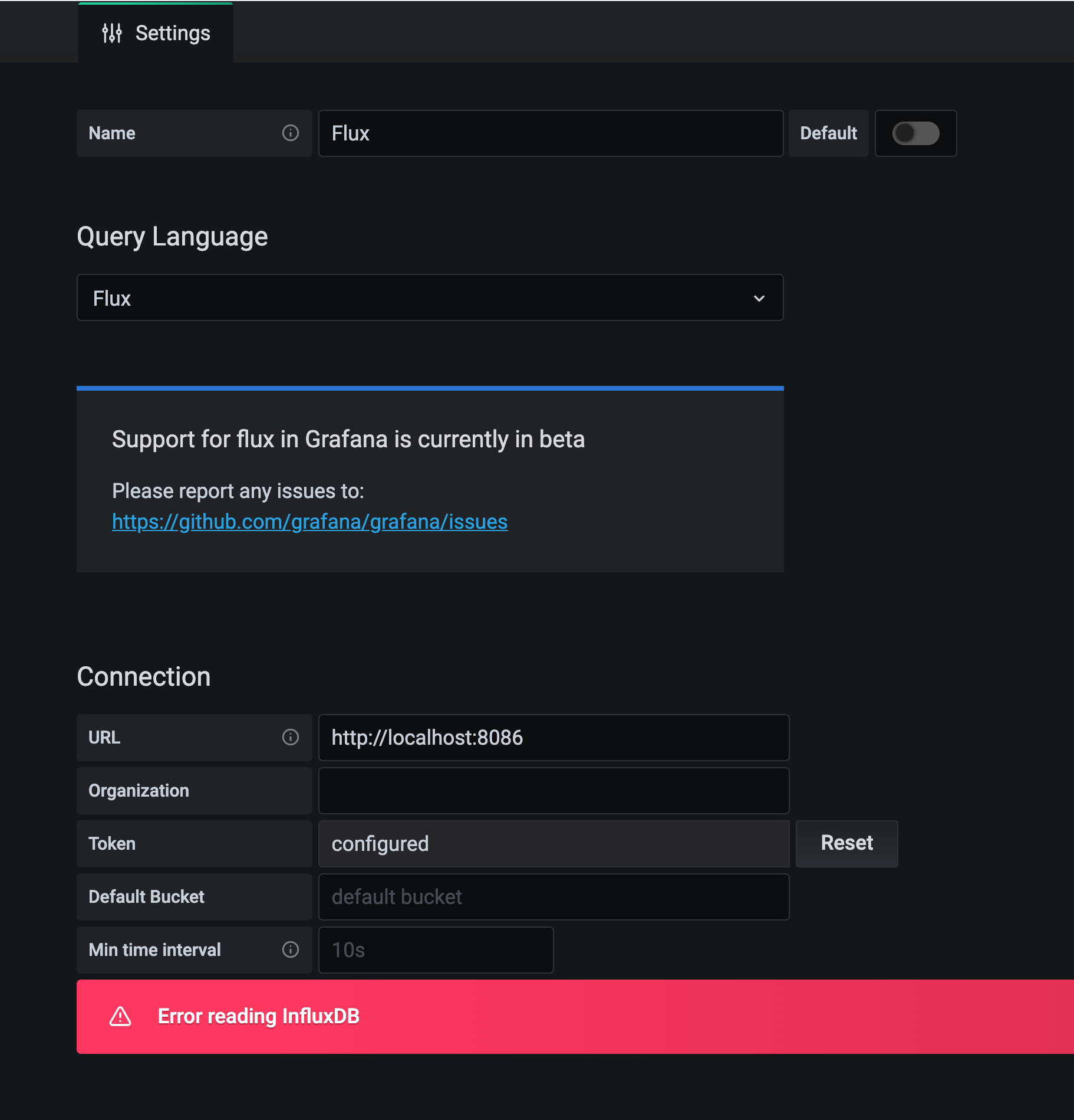 Grafana 7.1 - Flux query does not respond correctly · Issue #26585 · grafana/grafana · GitHub