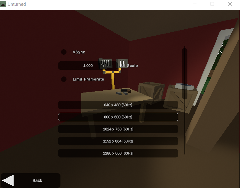 800x600 not able to click check box in singleplayer · Issue #3439 · SmartlyDressedGames/Unturned ...