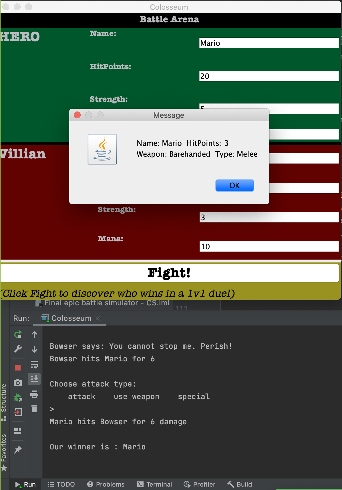GitHub - chansmi/Epic-Battle-Simulator: Object Oriented Design Course Project