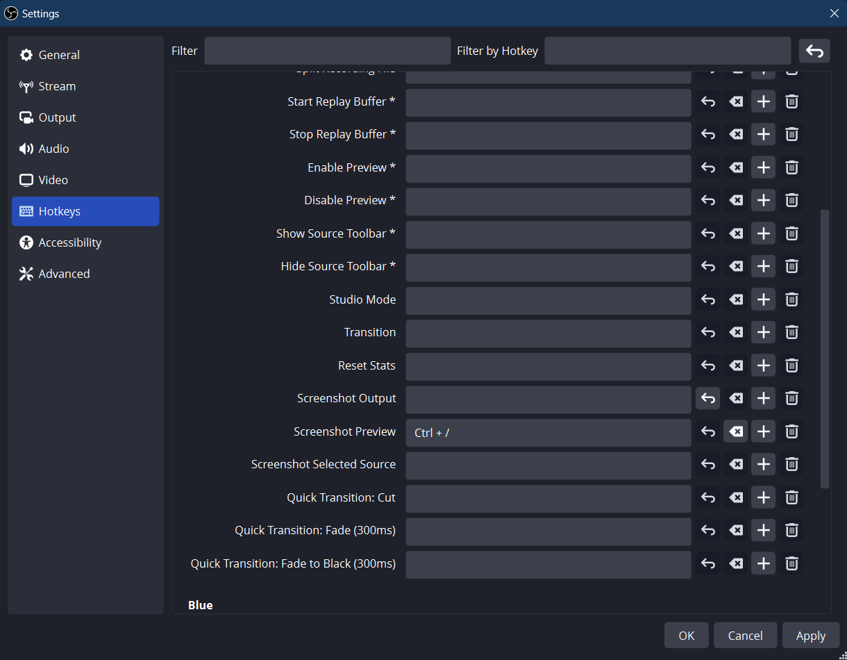 UI: Hotkey to screenshot the current scene (preview screen) by diando · Pull Request #8636 ...