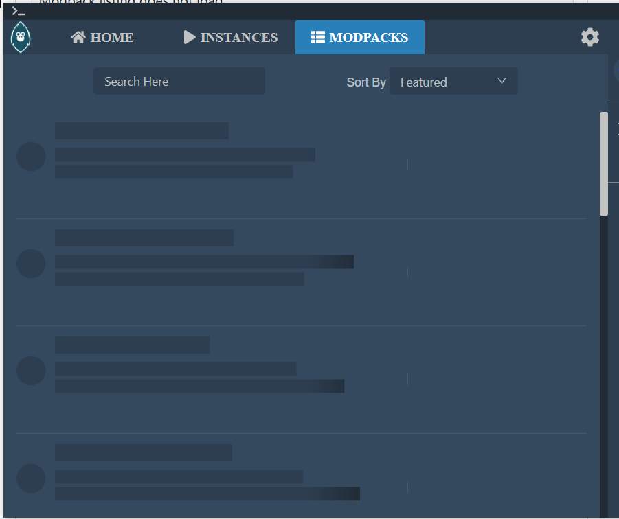 Modpack listing does not load · Issue #208 · gorilla-devs/GDLauncher · GitHub