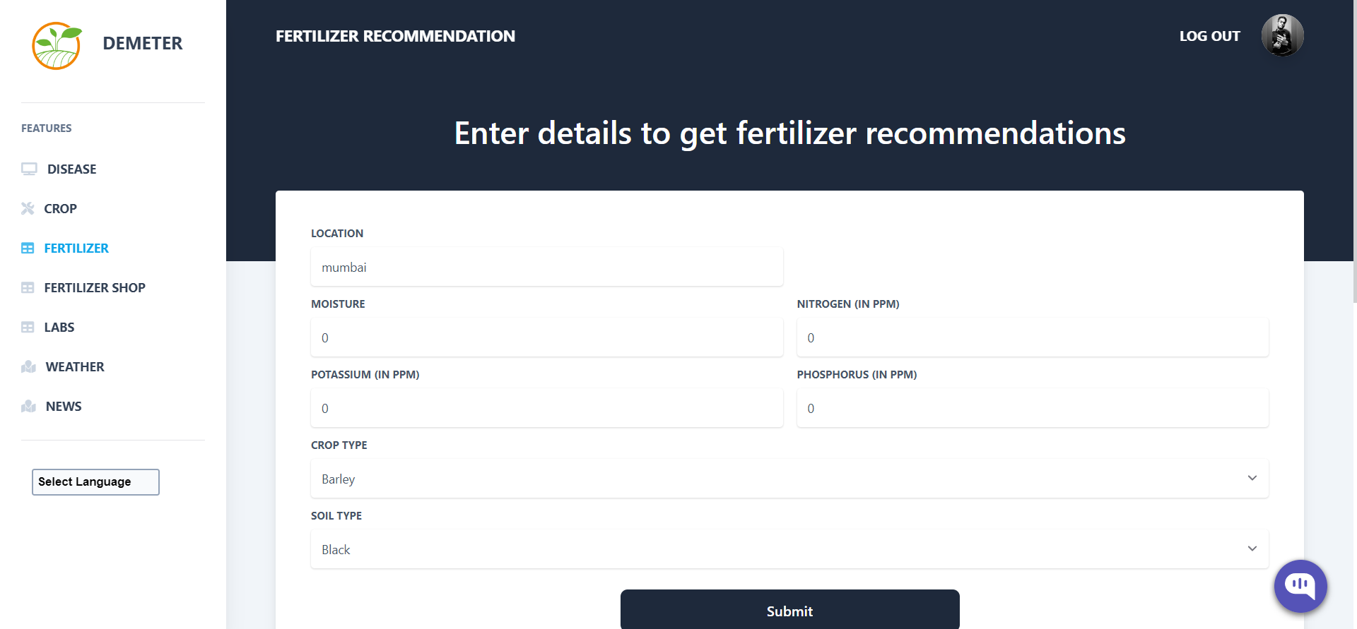 GitHub - Hrishikesh156/smart-farming-assistant
