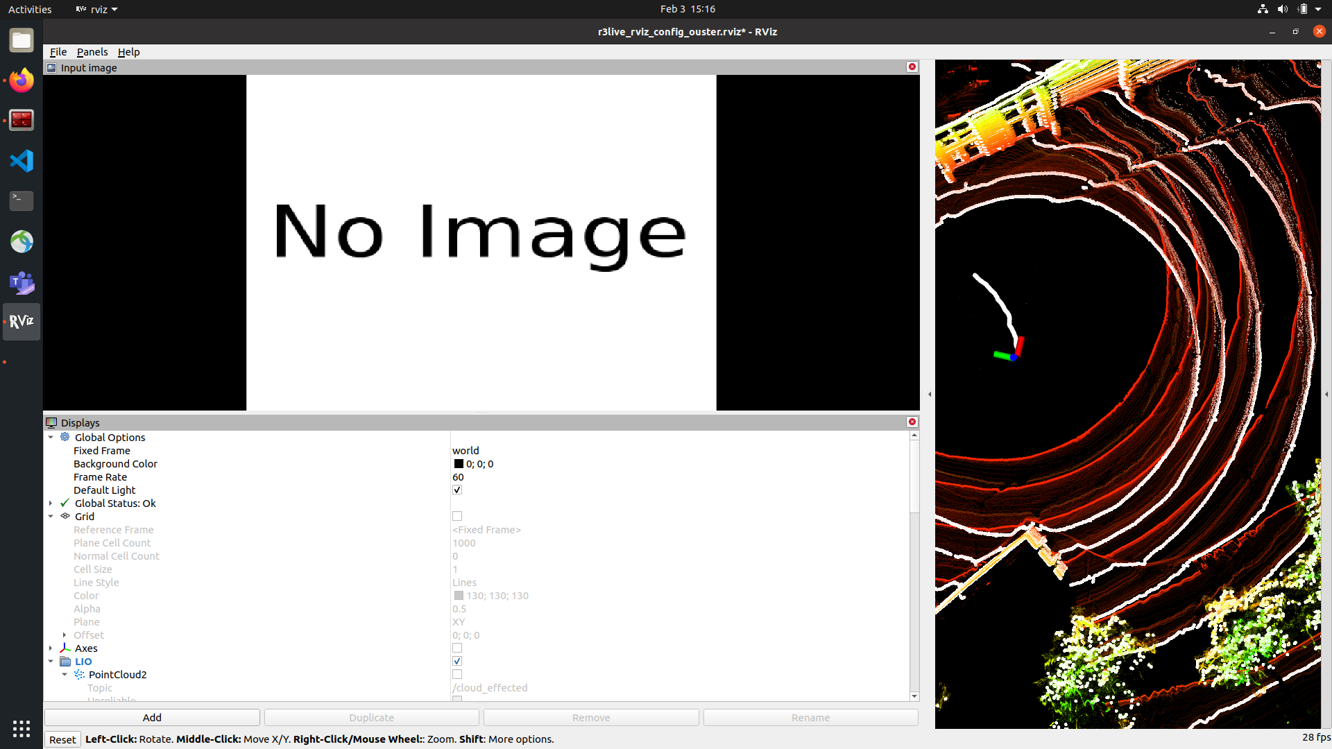 Showing only colored points and significant drift · Issue #156 · hku-mars/r3live · GitHub