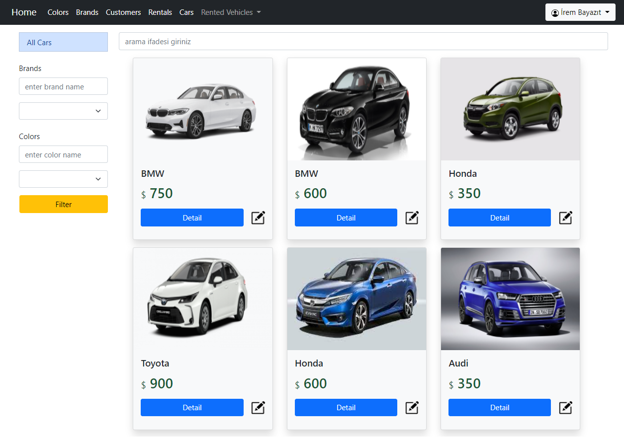 GitHub - irembayazit/ReCapProject: updated