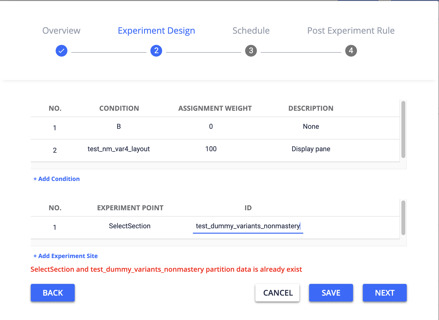 Support Decision Points in Multiple Simultaneous Experiments · Issue #31 · CarnegieLearningWeb ...