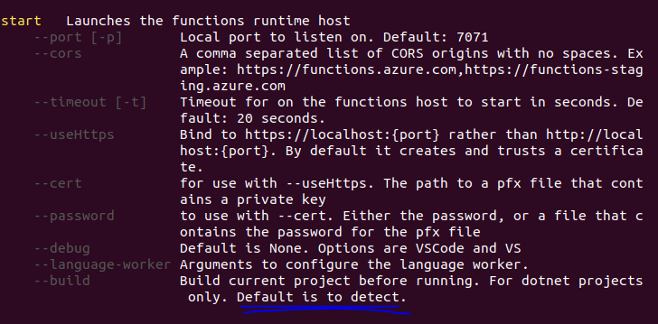 Need to update help for `--build` · Issue #564 · Azure/azure-functions-core-tools · GitHub