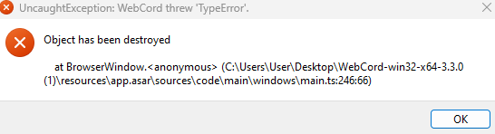 webcord crashing on launch · Issue #160 · SpacingBat3/WebCord · GitHub