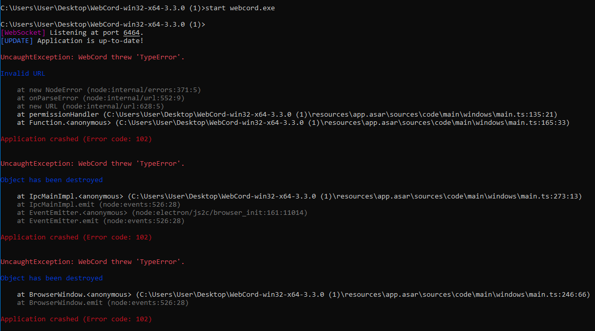 webcord crashing on launch · Issue #160 · SpacingBat3/WebCord · GitHub