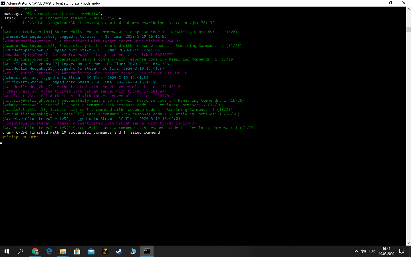 Commend Bot Patched Again · Issue #597 · BeepIsla/csgo-commend-bot · GitHub