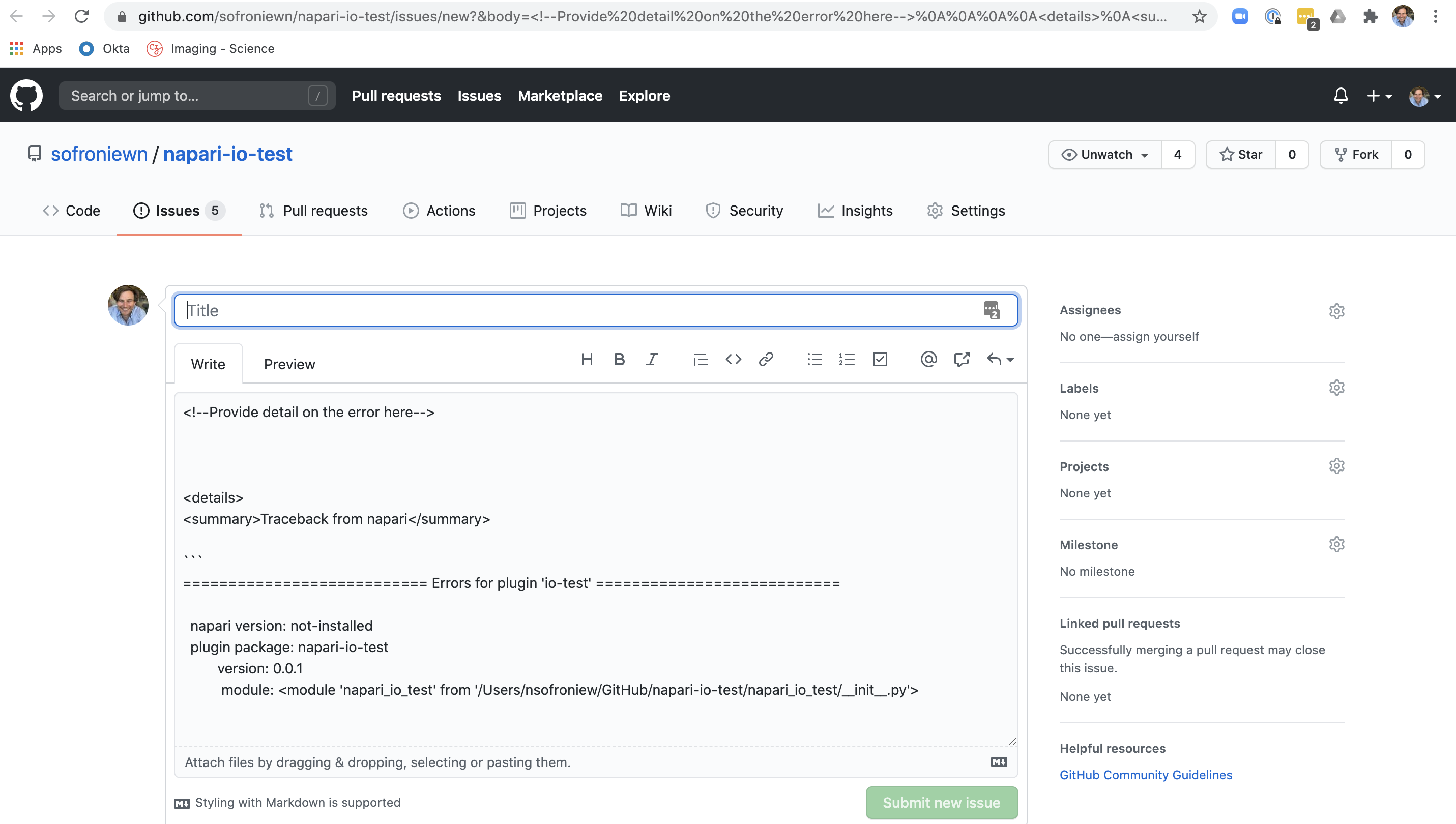 Error handling design · Issue #1501 · napari/napari · GitHub