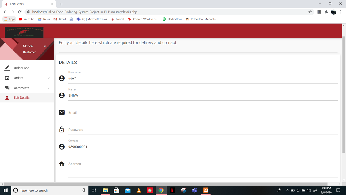GitHub - tourist5/Online-food-ordering-system: How To Install ...