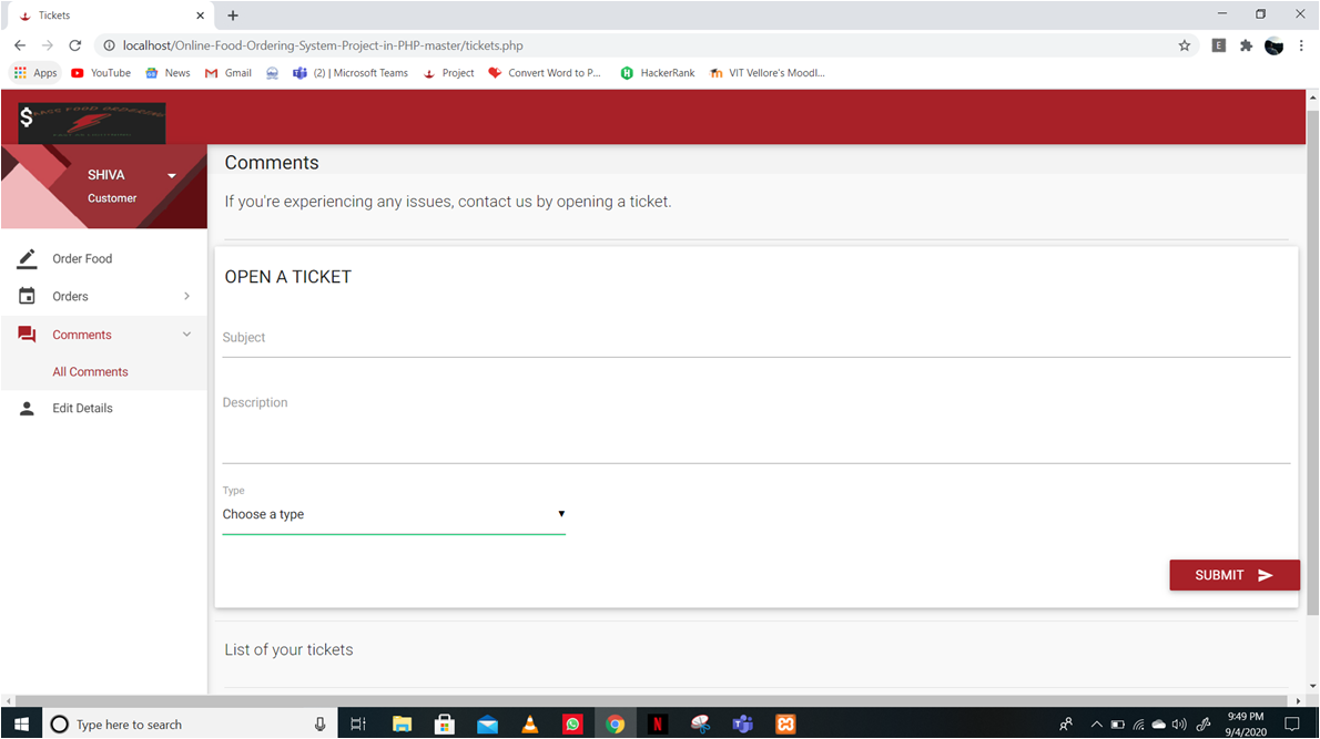 GitHub - tourist5/Online-food-ordering-system: How To Install ...