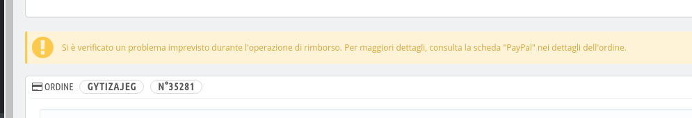 Paypal error to set the order status in "refunded" when the order is already refunded from ...