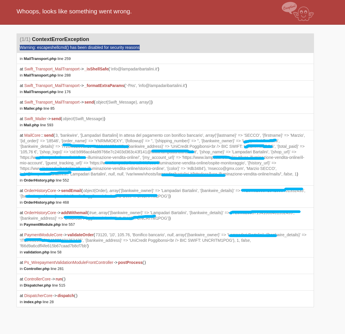 Warning: escapeshellcmd() has been disabled for security reasons · Issue #24395 · PrestaShop ...