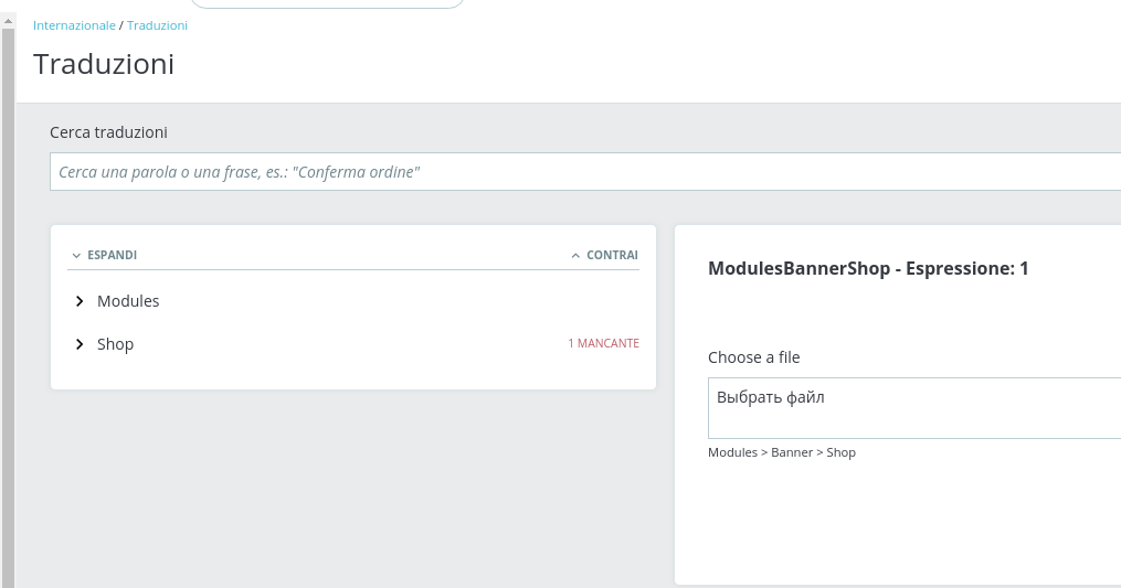 Error to copy translations from the classic theme to extra theme · Issue #18076 · PrestaShop ...