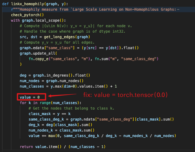 `dgl Linkx Homophily` Calculation Fails For `value 0` · Issue 5710 · Dmlc Dgl · Github
