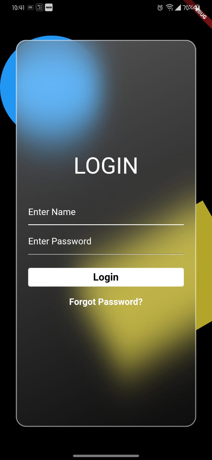 GitHub - DCKaLpEsH/glassmorphic_login_screen