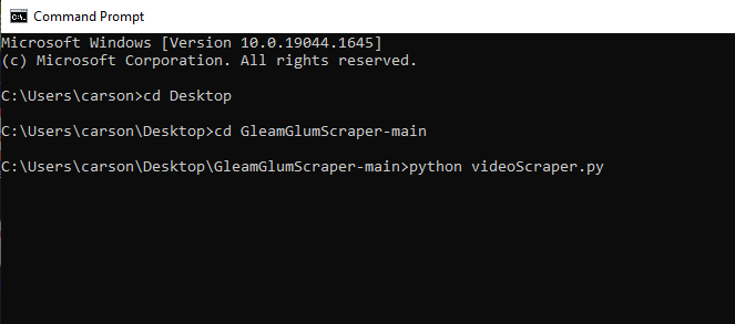 GitHub - cjsharp4/GleamGlumScraper