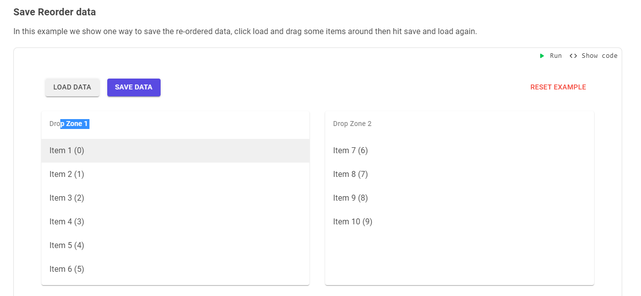 DropZone - when you incidentally start dragging dropzone caption down, after that dragging an ...