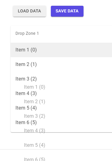 DropZone - when you incidentally start dragging dropzone caption down, after that dragging an ...