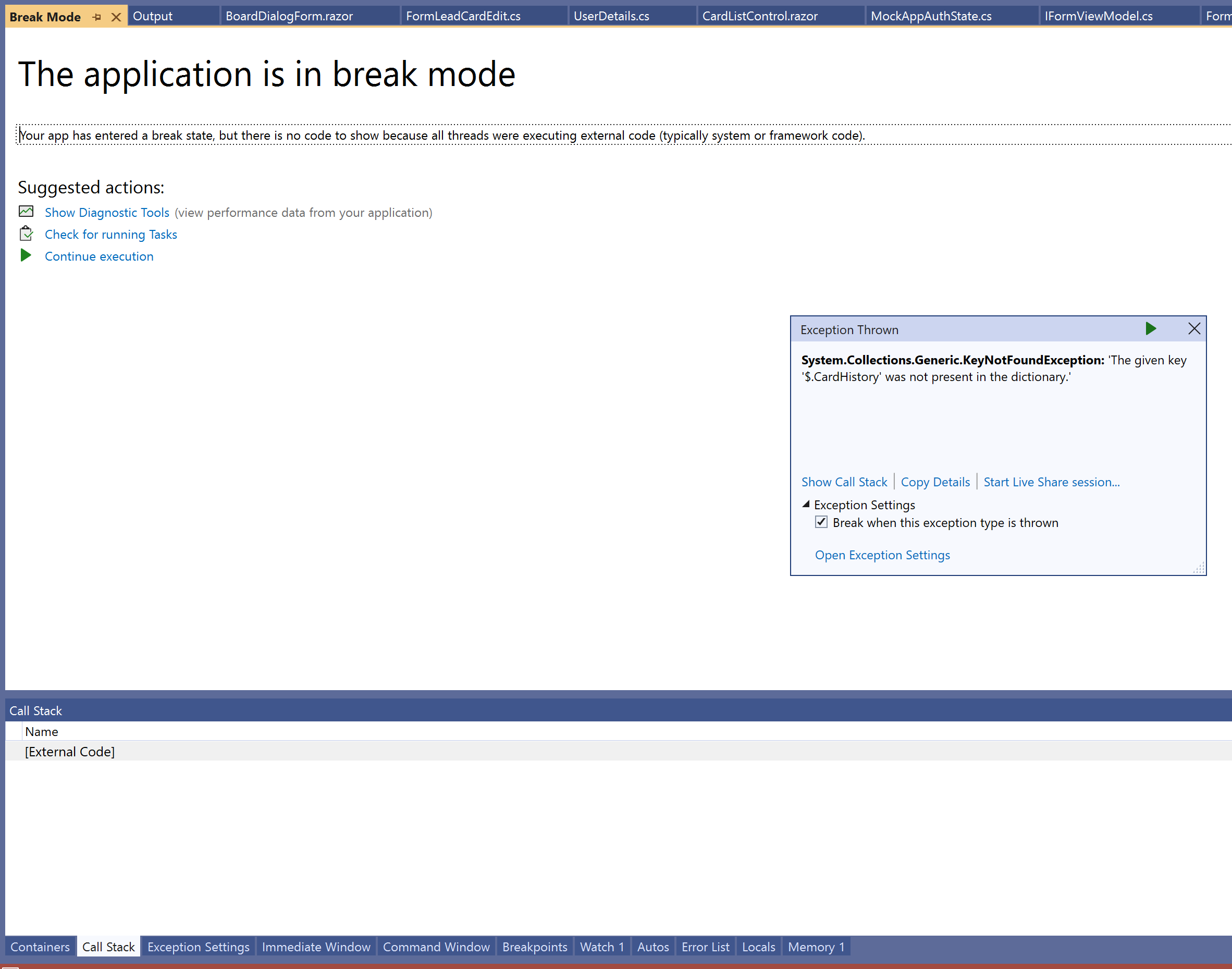 Bug: delete history card and save can cause KewNotFoundException · Issue #40 · ProCodersPtyLtd ...