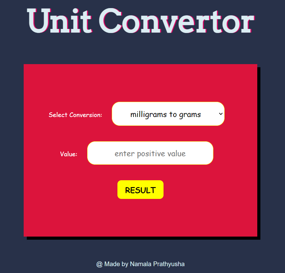 GitHub - Santhosh-Marumokam/Unit-Converter