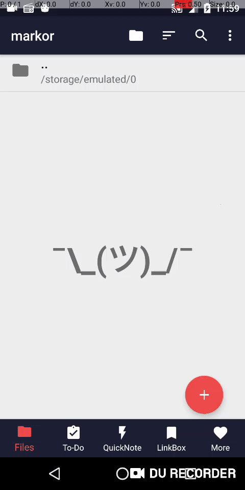 Markor (user data/setting lost) · Issue #5 · functional-fuzzing-android-apps/home · GitHub