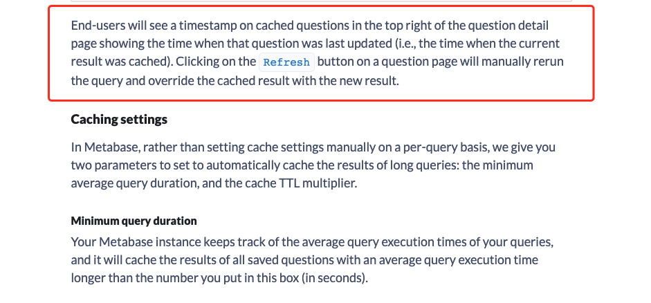 Clicking on the Refresh button on a question page can not replace cache result in db. · Issue ...