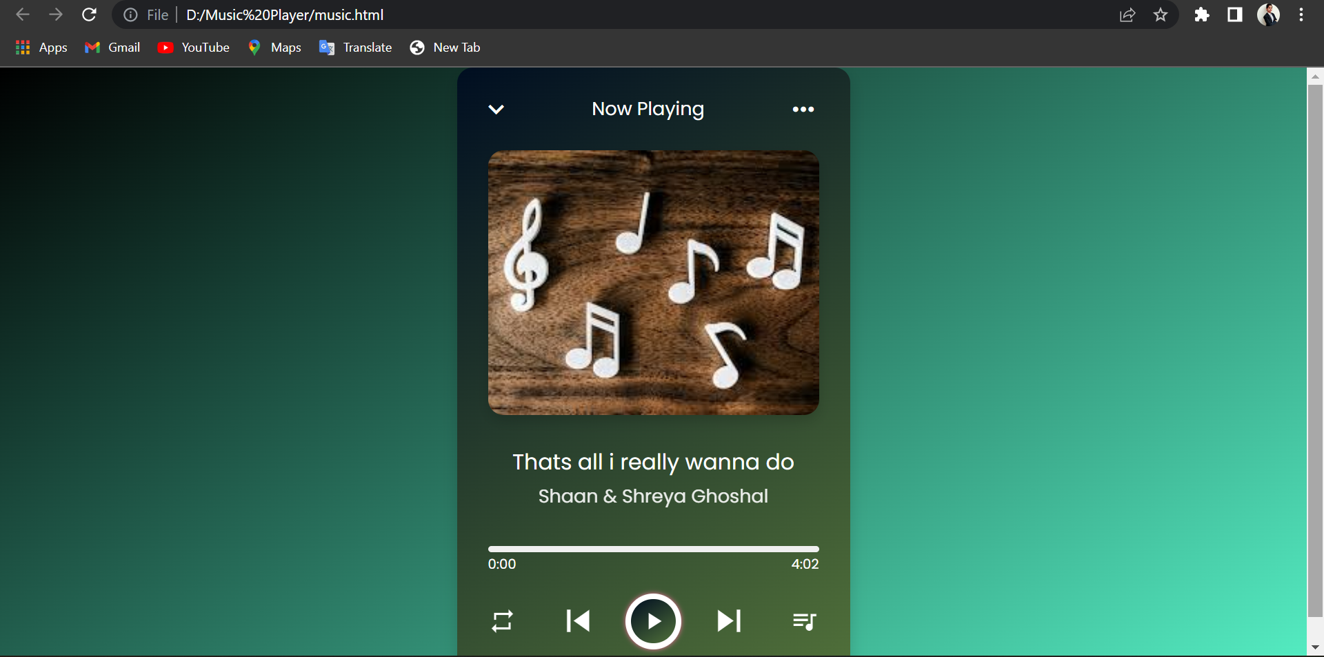 GitHub - kirtirai29/Antakshari-Music-Player: This is a music player Website