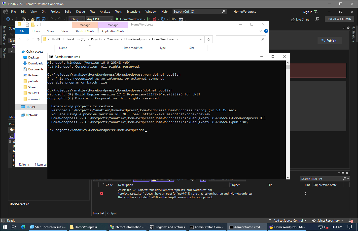 Blank page · Issue #122 · iolevel/wpdotnet-sdk · GitHub