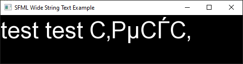 Problems with using `sf::String`s and wide strings (`std::wstring`) · Issue #2047 · SFML/SFML ...