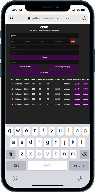 GitHub - YathrebAmarneh/CRUDS-Full-Product-Management-System-using ...