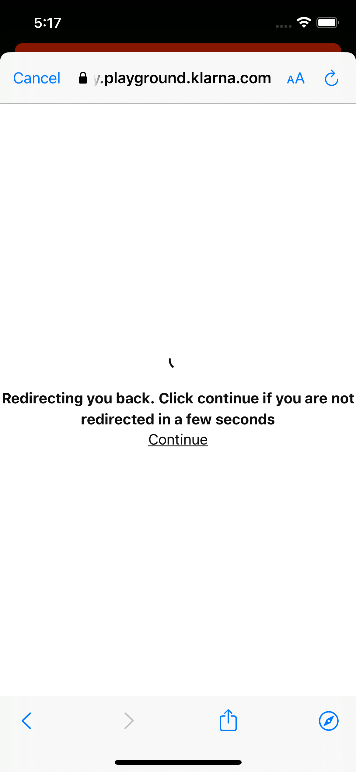 Redirect Back To App Not Working On 100 Rc2 · Issue 217 · Adyenadyen React Native · Github 0634