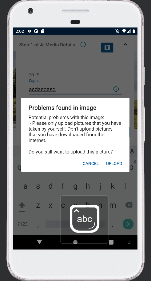 [Bug]: Duplicate filename notification completely replaces image-found-on-internet warning ...
