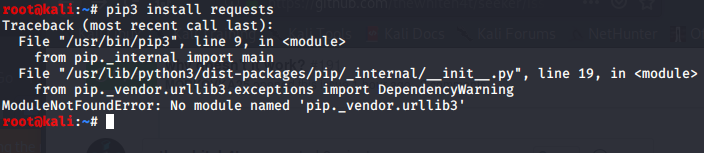 why doesn't it work? · Issue #191 · thewhiteh4t/seeker · GitHub