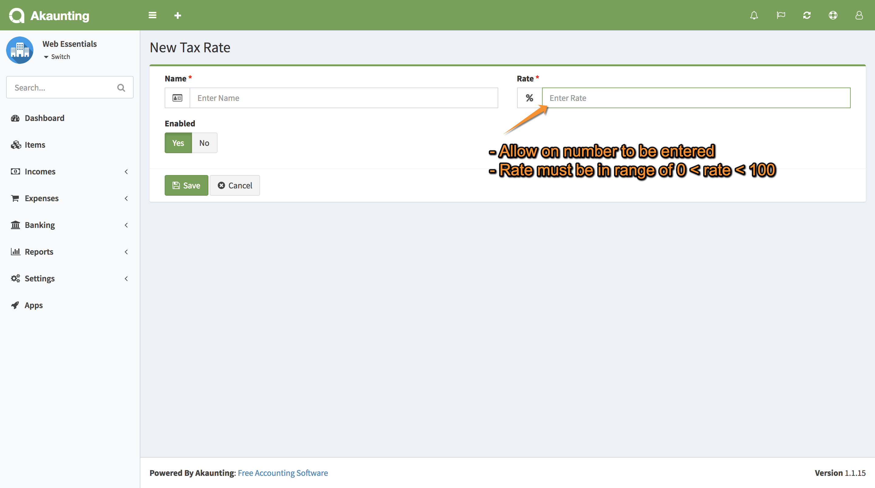 Rate should be validated · Issue #292 · akaunting/akaunting · GitHub