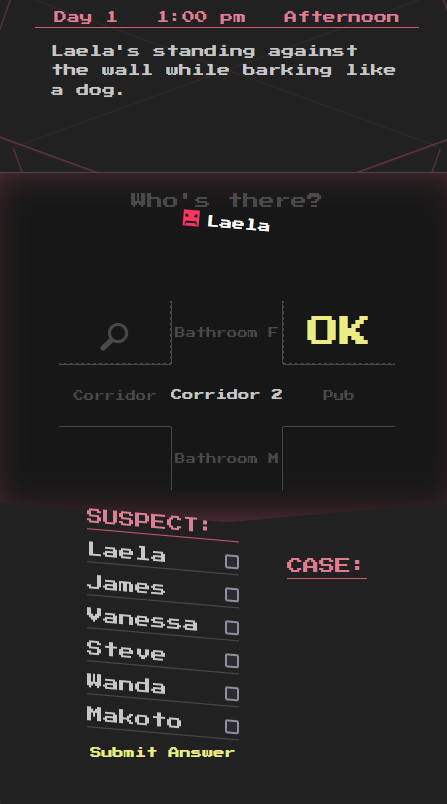 GitHub - NinfarZ/Culprit-Rush-HTML5: Murder Mystery HTML5 text adventure