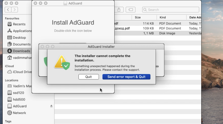 The installation is aborted due to an error. · Issue #741 · AdguardTeam/AdguardForMac · GitHub