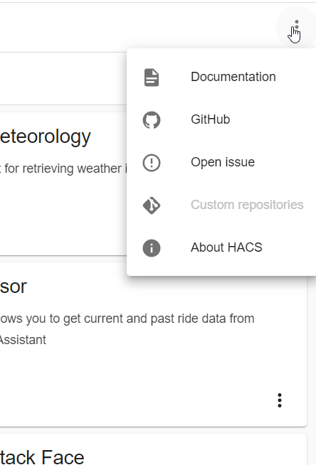 Custom repositories is greyed out · Issue #2451 · hacs/integration · GitHub