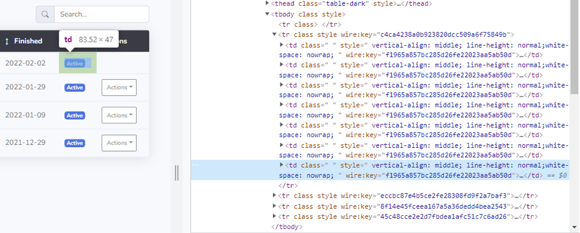 When searching a row and then deleting search input last element is not generated · Issue #225 ...
