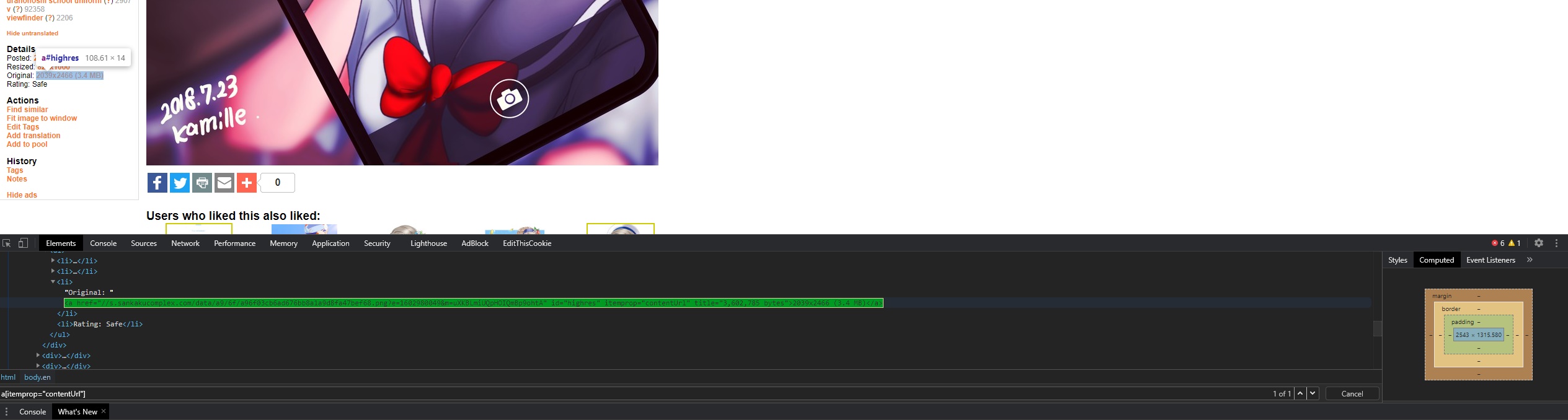 chan.sankakucomplex.com not working with all images · Issue #373 · Owyn/HandyImage · GitHub