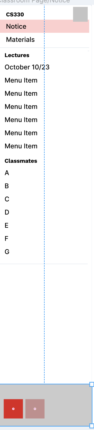 [Frontend] ClassroomPage: Left Menu Component · Issue #10 · CS492-FE-Dev-Team-Project/LiveClass ...