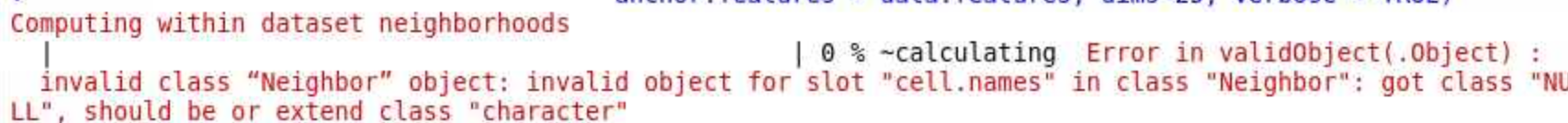FindIntegrationMarkers Error when using RCPA & SCTransform · Issue #3978 · satijalab/seurat · GitHub