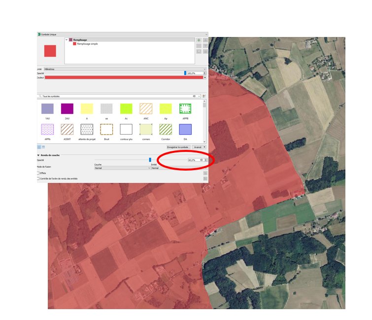 Layer rendering opacity is not taken into account when exporting a ...