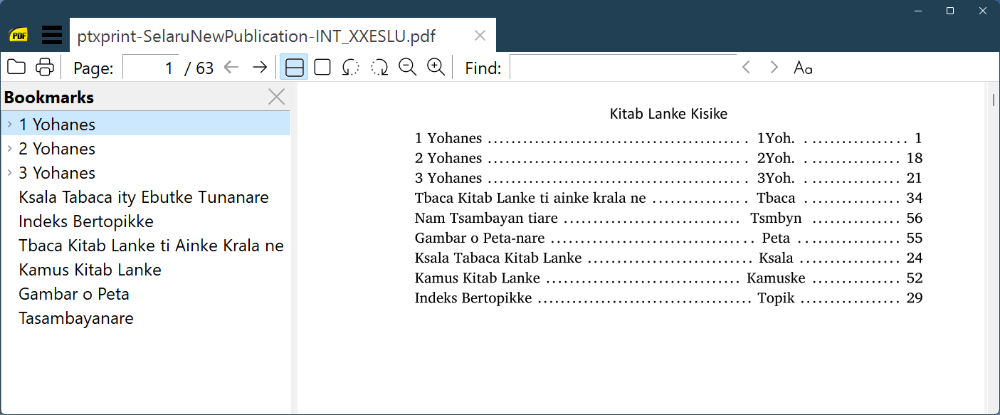 The TOC is not paying attention to the order of books as listed in the Multiple Book selection ...