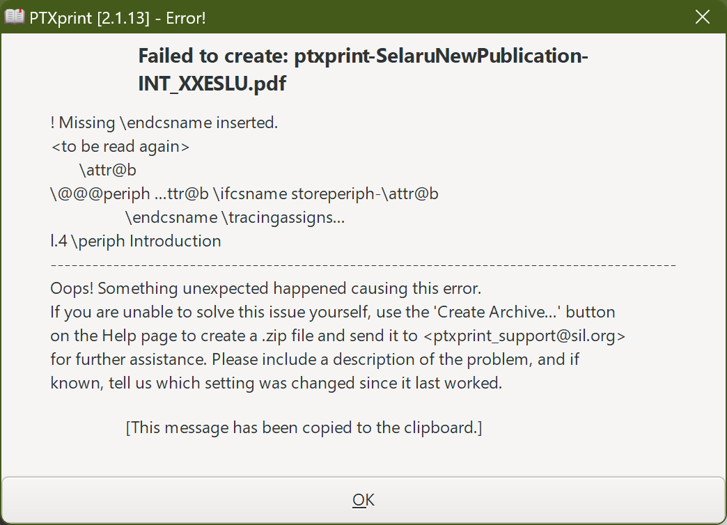 2.1.13 Fails with error · Issue #647 · sillsdev/ptx2pdf · GitHub