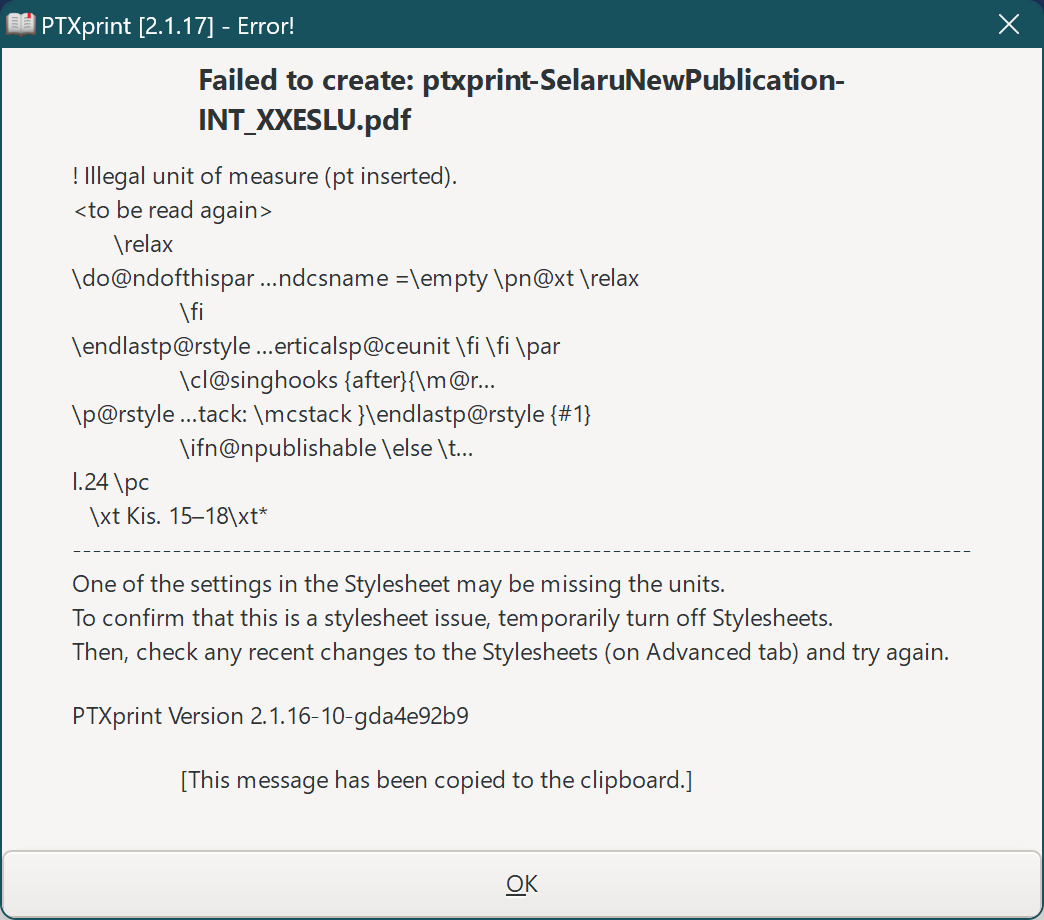 "Failed to create" error · Issue #664 · sillsdev/ptx2pdf · GitHub