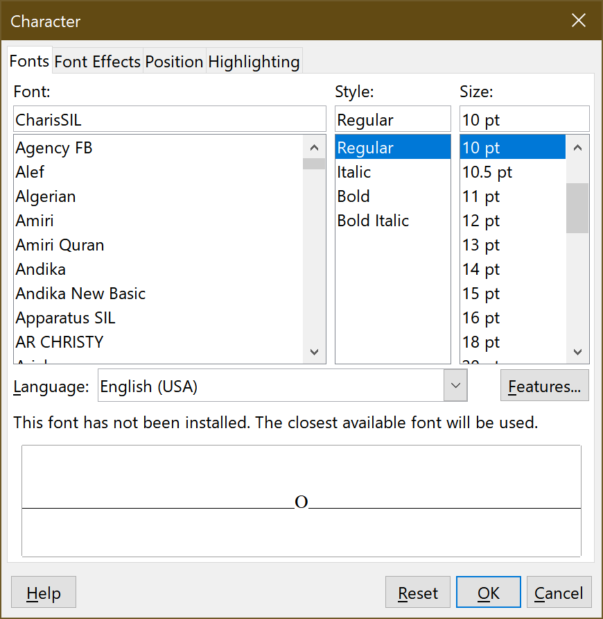 v1.3.3 Specified font size is not the size that ends up in the PDF file ...