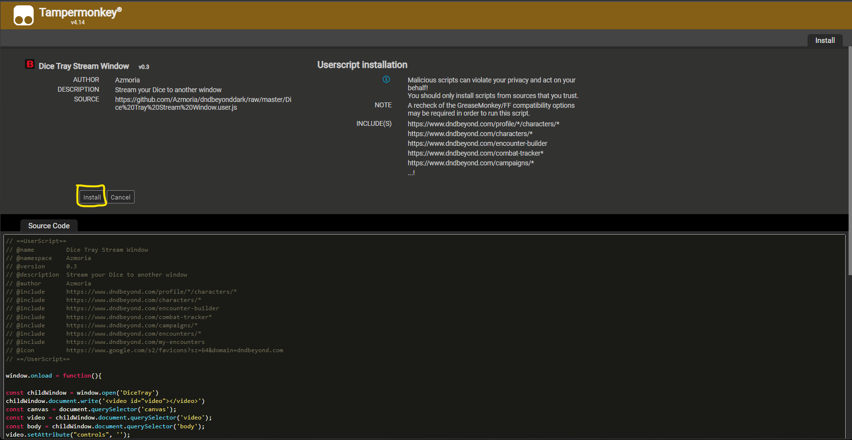 dndbeyonddark/Dice Capture README.md at master · Azmoria/dndbeyonddark · GitHub